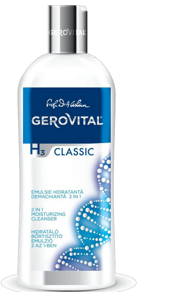 Gerovital H3 Classic :: 2 in 1 moisturizing cleanser from Gerovital H3 ...