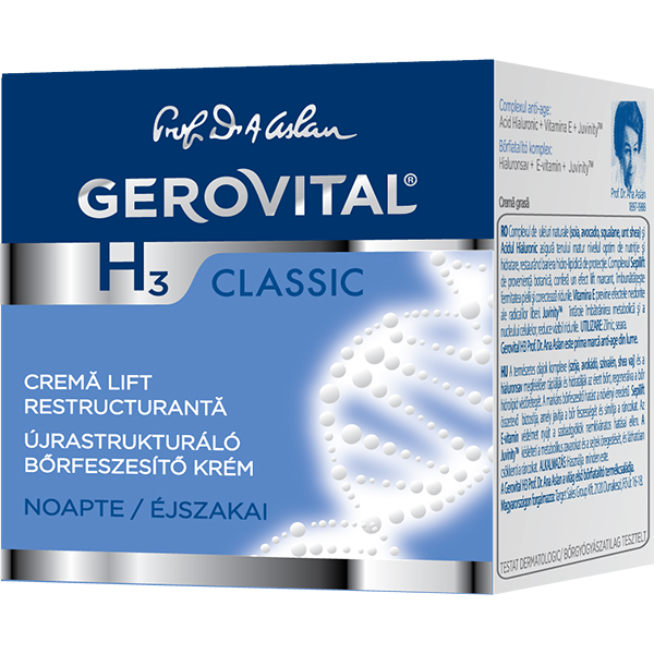 Gerovital H3 Classic :: Gerovital H3 Classic - Restructuring lift cream ...