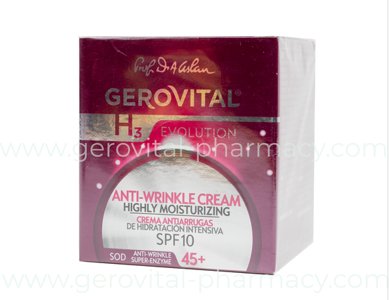Gerovital H3 Evolution :: Anti-wrinkle cream SPF 10 intensely ...