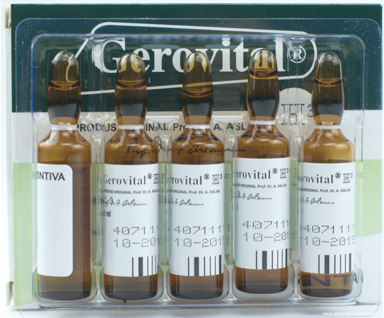 40 vials Gerovital Injectables GH3, Romanian Original formula Ana Aslan ...