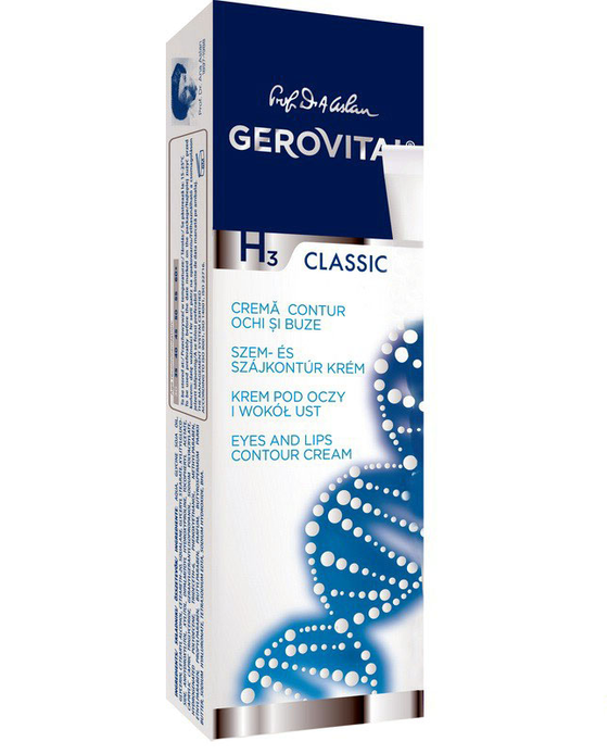 Gerovital H3 Classic :: Gerovital H3 Classic - Eyes and lips contour cream